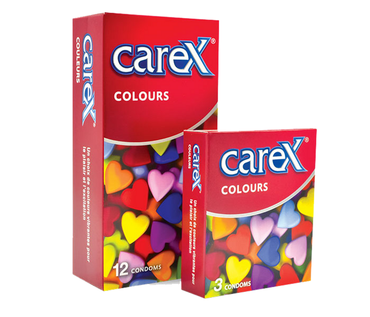 Carex Lubricated Colours Condoms BAMS carex-lubricated-colours-condoms-bams